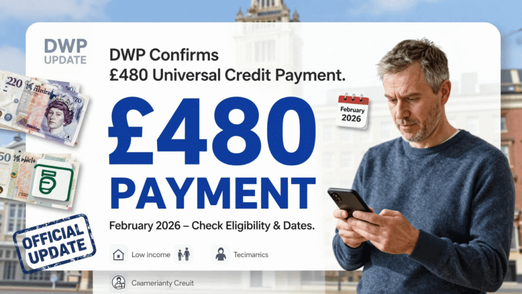 DWP Confirms £480 Universal Credit Payment for February 2026 – Check ...